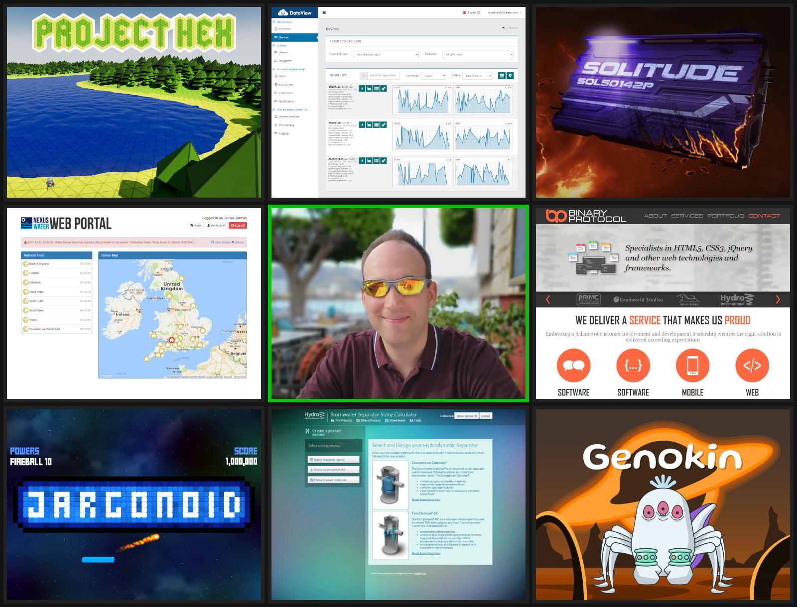 James Jarman, Game & Full Stack Developer